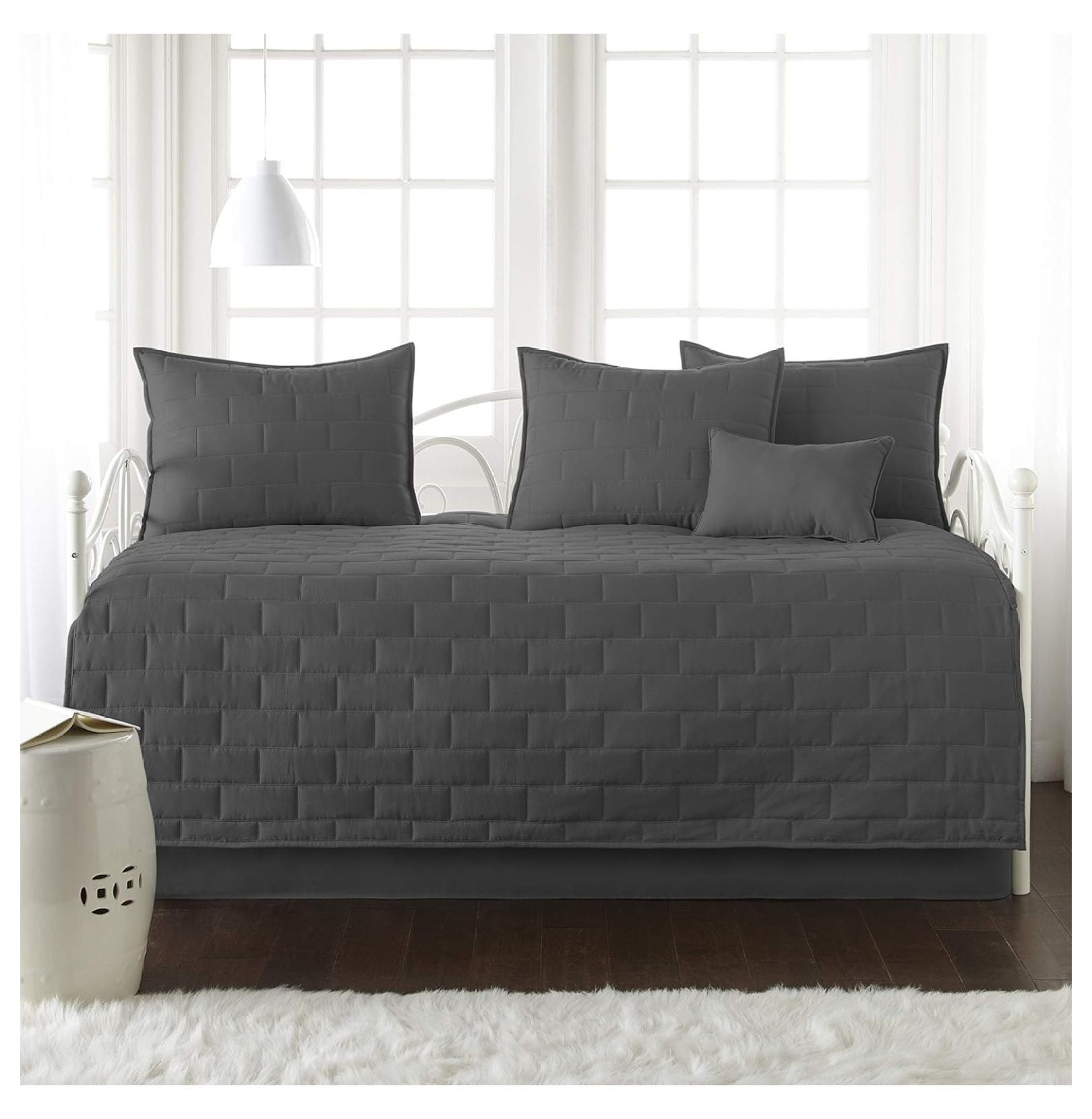 Daybed Comforter Set, 6-Piece Bedding Set with Daybed Cover, 3 Pillow ...