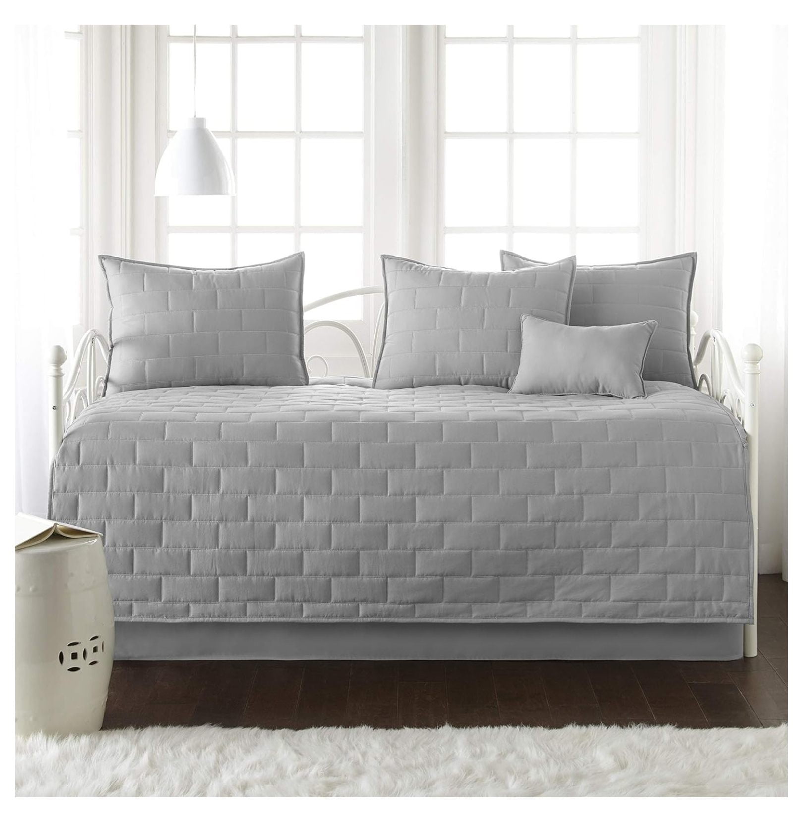 Daybed Comforter Set, 6-Piece Bedding Set with Daybed Cover, 3 Pillow ...