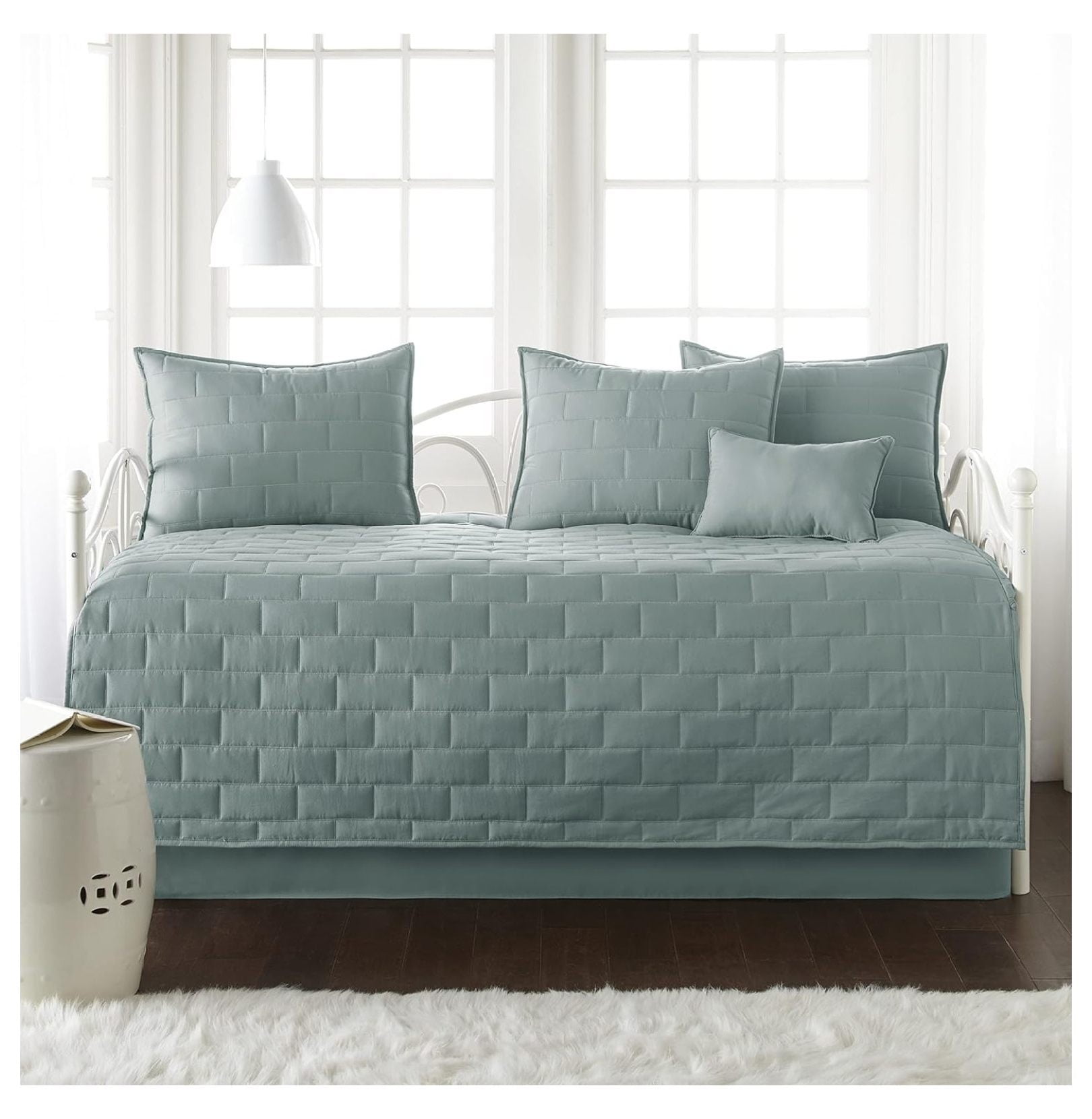 Daybed Comforter Set, 6-Piece Bedding Set with Daybed Cover, 3 Pillow ...