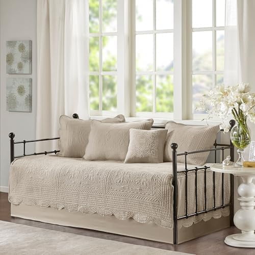 Daybed Cover Set Damask Quilted Cover for Daybeds, All Season, Pre ...