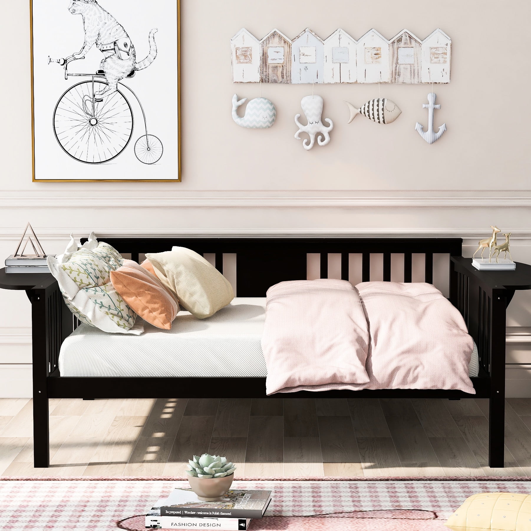 Daybed In Wood - Multi-functional For Bedroom And Living Area Full ...