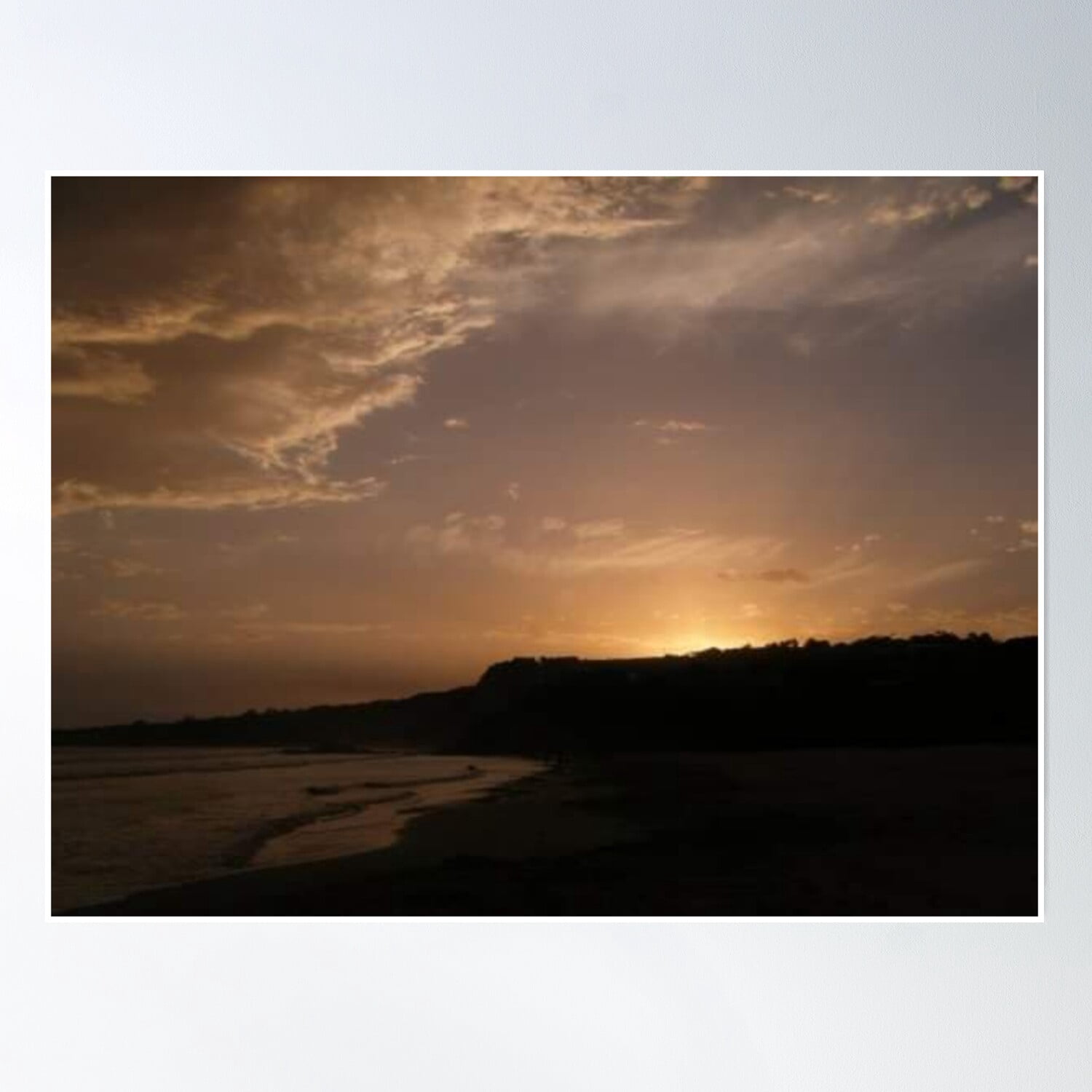Daybreak Poster Wall Art, Modern Wall Decor, 12x18 UNFRAMED - Walmart.com