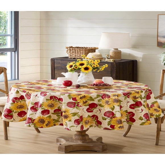 Flannel Backed Plastic Tablecloth