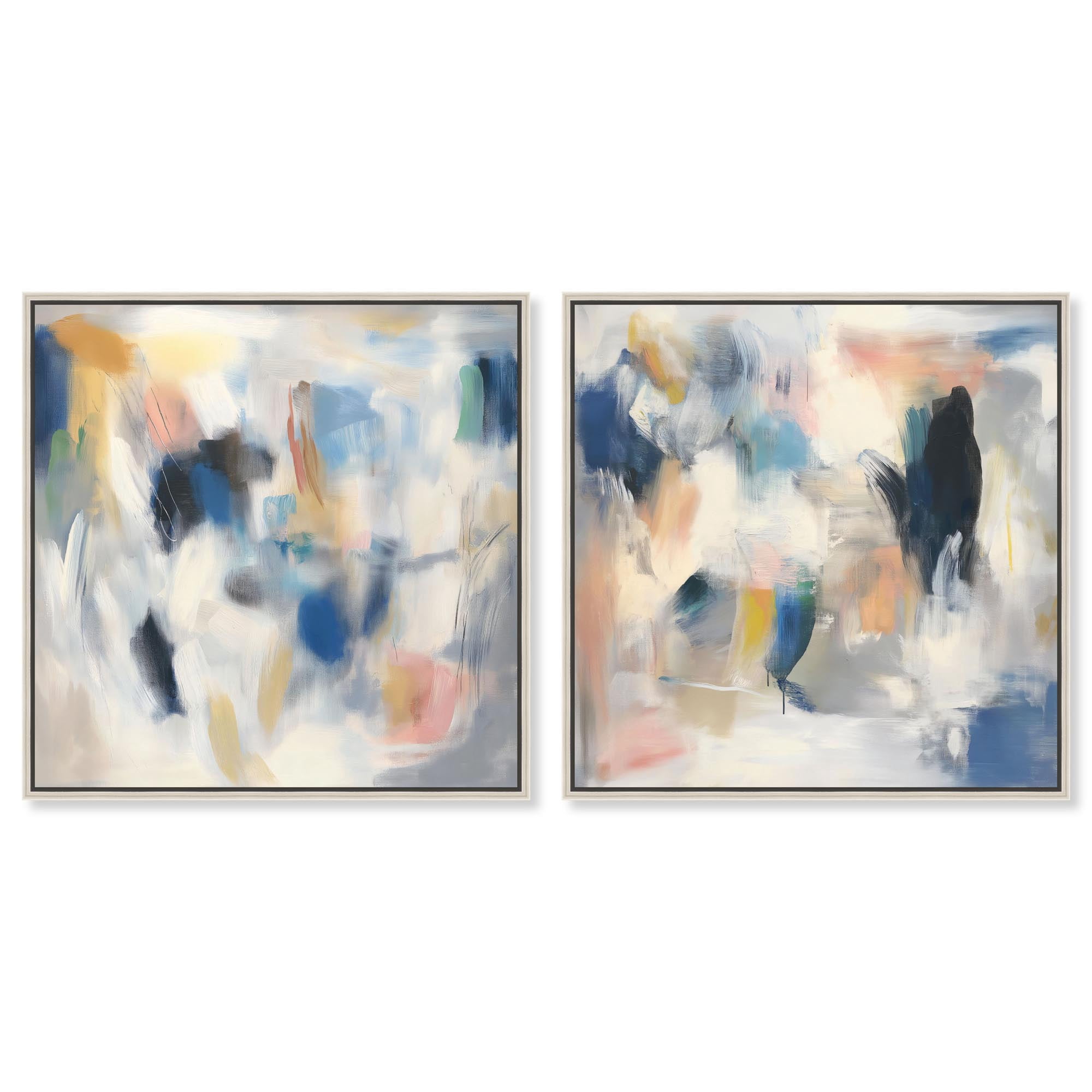Daybreak Revelry Set Canvas Print Modern Abstract Art Set by Art Remedy ...