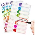 Daycare Labels, Self-Laminating Name Tag Stickers, Write-On Waterproof ...