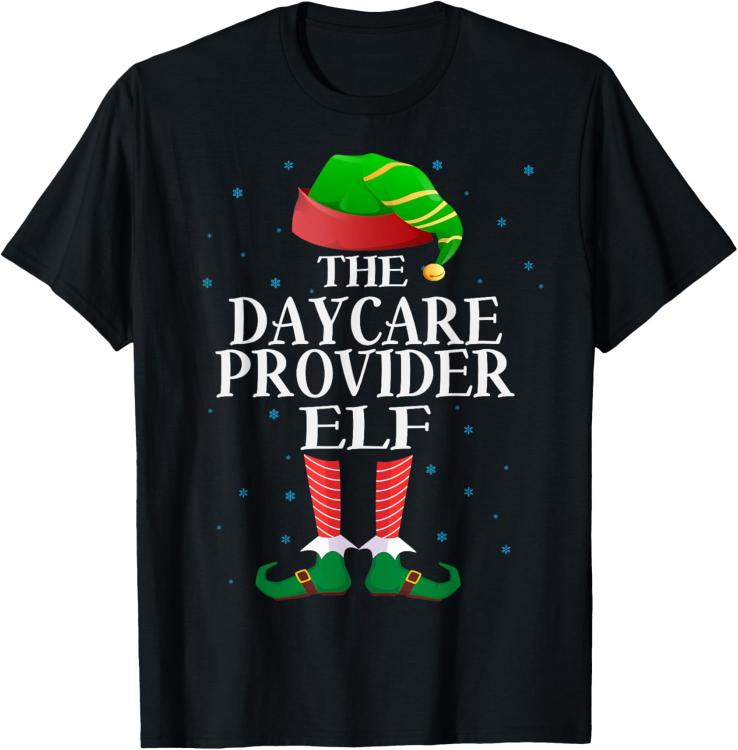Daycare Provider Elf Funny Matching Pajama Group Christmas T-Shirt - Walmart.com