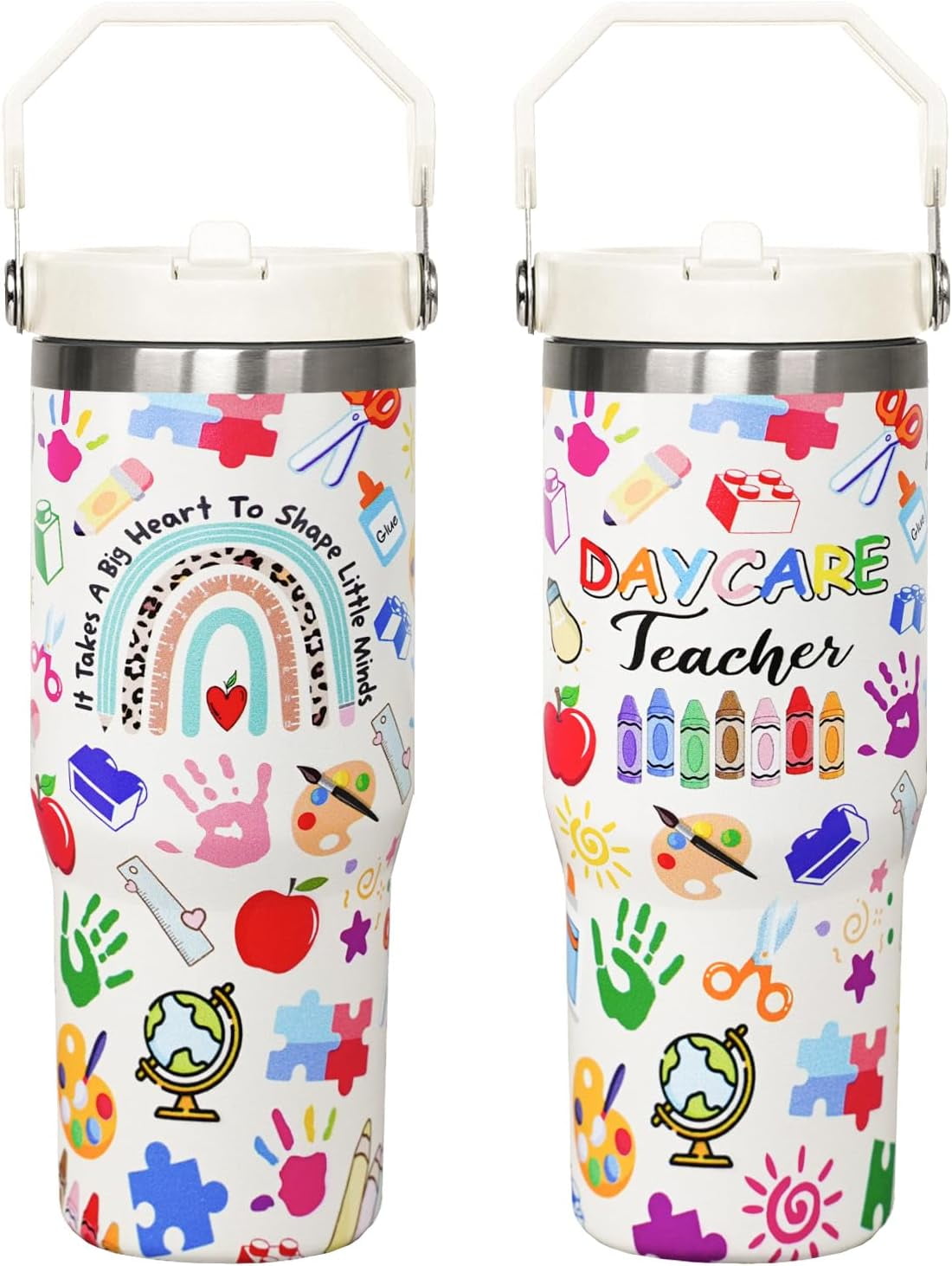 Daycare Teacher Gifts 30 Oz Daycare Teacher Insulated Tumbler Cup ...