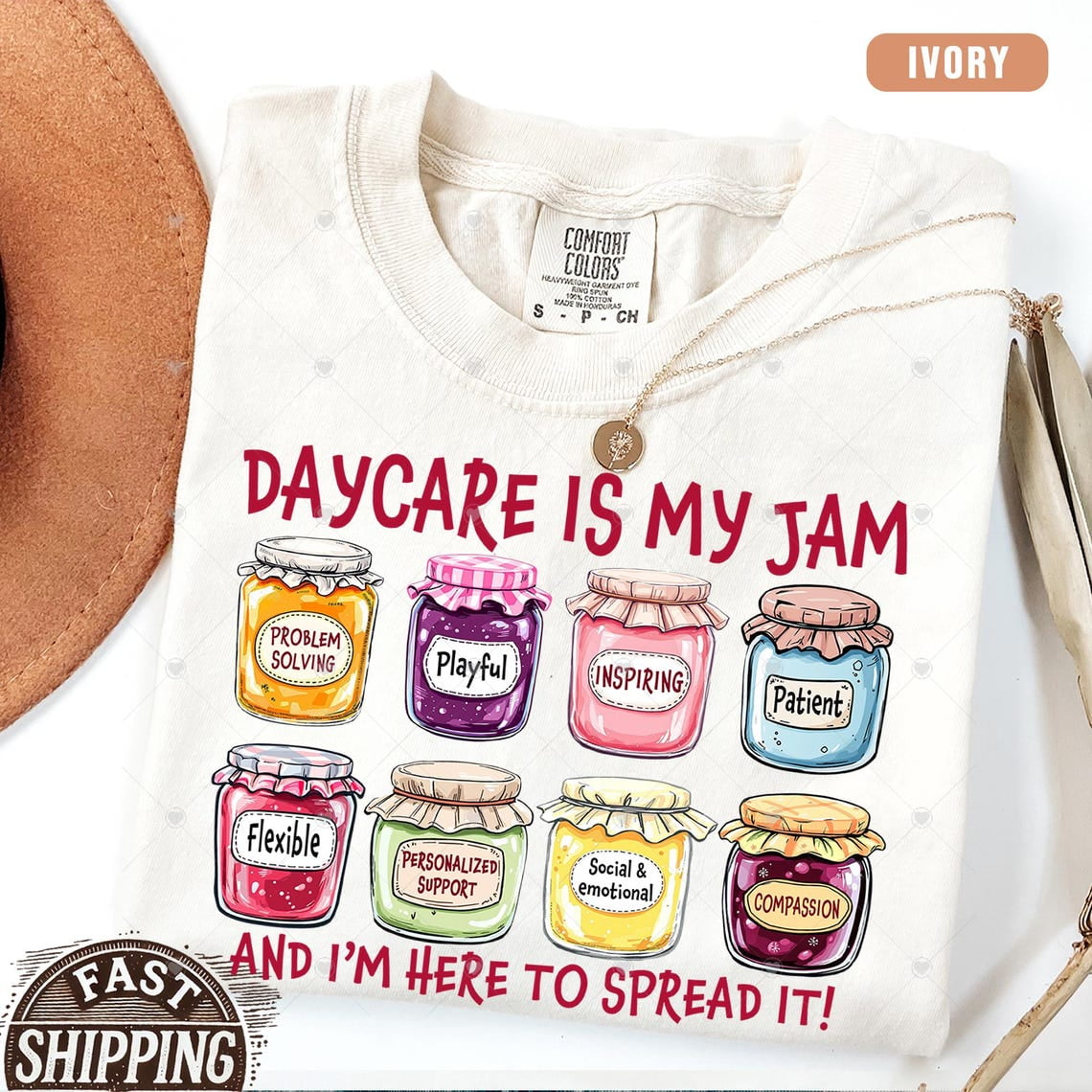 Daycare Teacher Shirt, Daycare Is My Jam Shirt, Child Care Provider ...