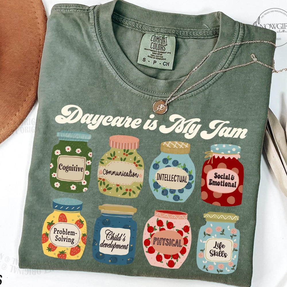 Daycare Teacher Shirt, Daycare Provider Shirt, Daycare Is My Jam, Child ...