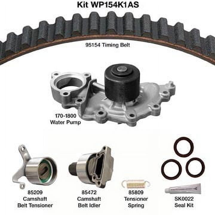 Dayco Engine Timing Belt Kit With Water Pump P/N:Wp154k1as Fits select ...
