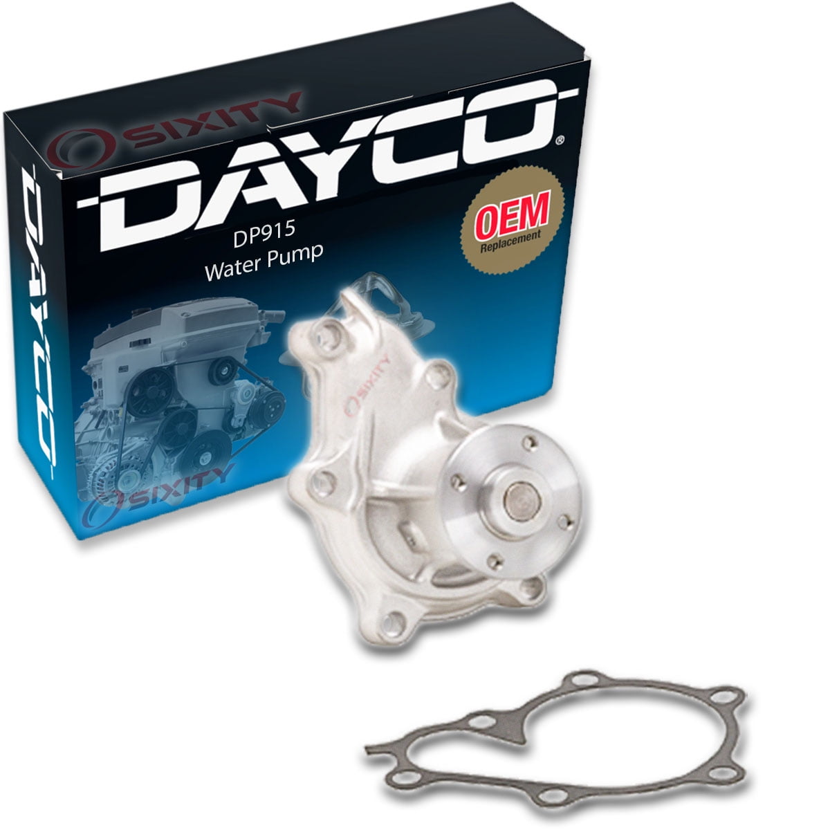 Dayco Engine Water Pump P/N:Dp915 Fits select: 1999-2002 NISSAN QUEST ...
