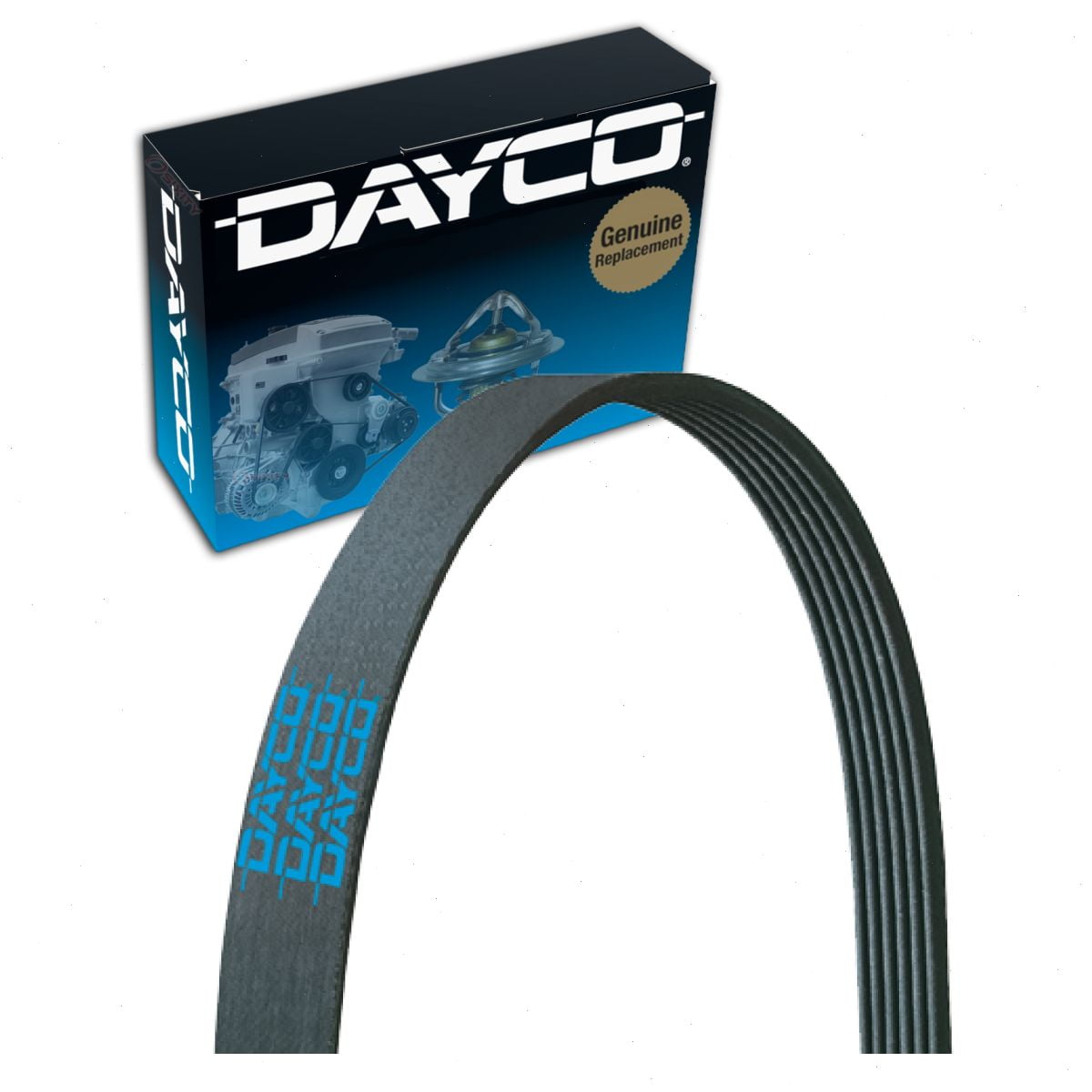 Dayco Main Drive Serpentine Belt compatible with Chevrolet Silverado ...