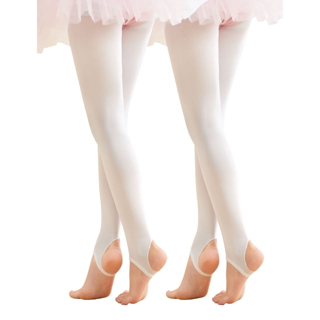 Daydance Girls Women Stirrup Dance Tights for Ballet, Gymnastics ...