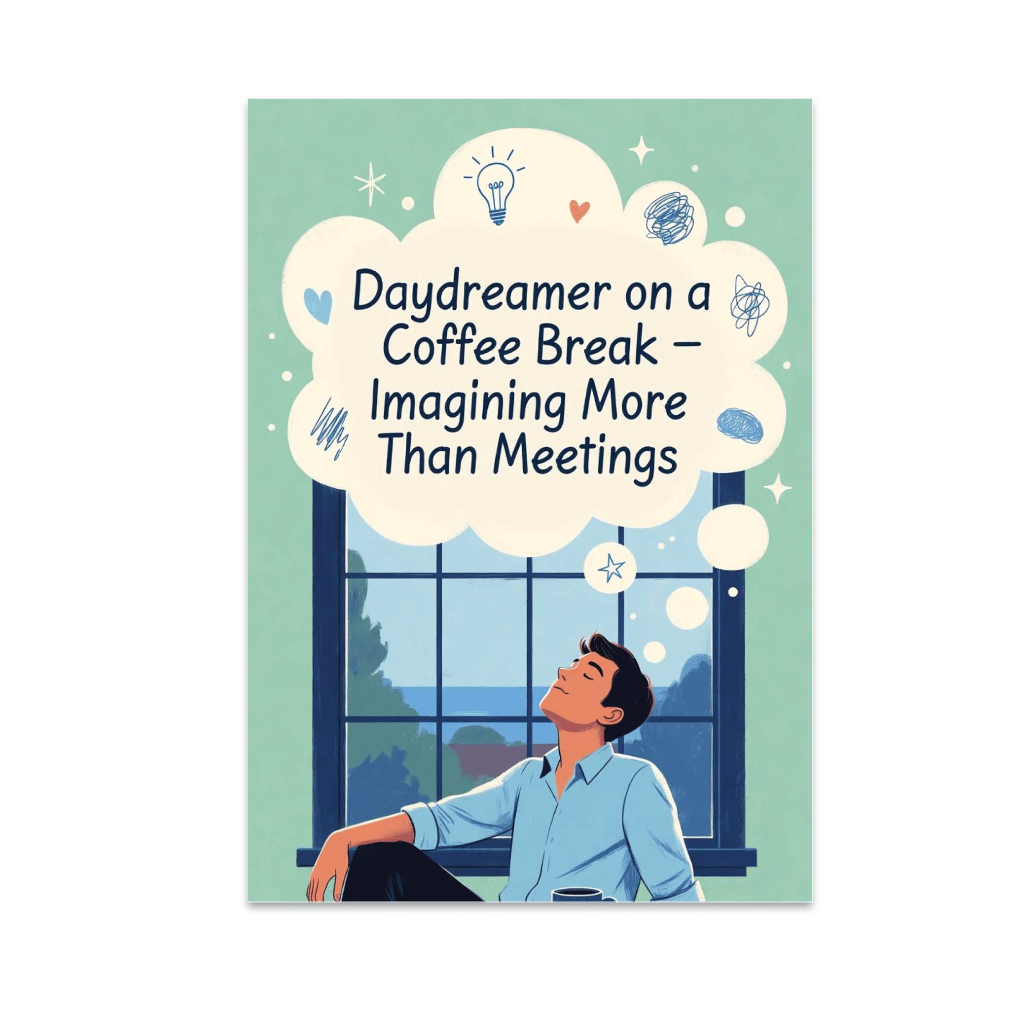 Daydreamer on a Coffee Break - Mental Health Advocate - 11 oz Ceramic ...