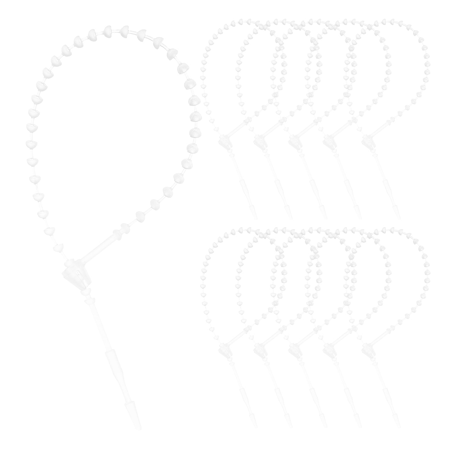 Dayesque 1 Pack Adjustable Security Tagging Fasteners Clear Plastic ...