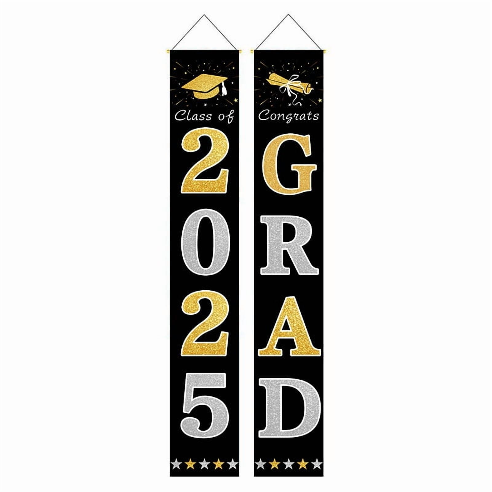 WEUVEB Graduation Decoration Banners Multi-Color for Parties ...