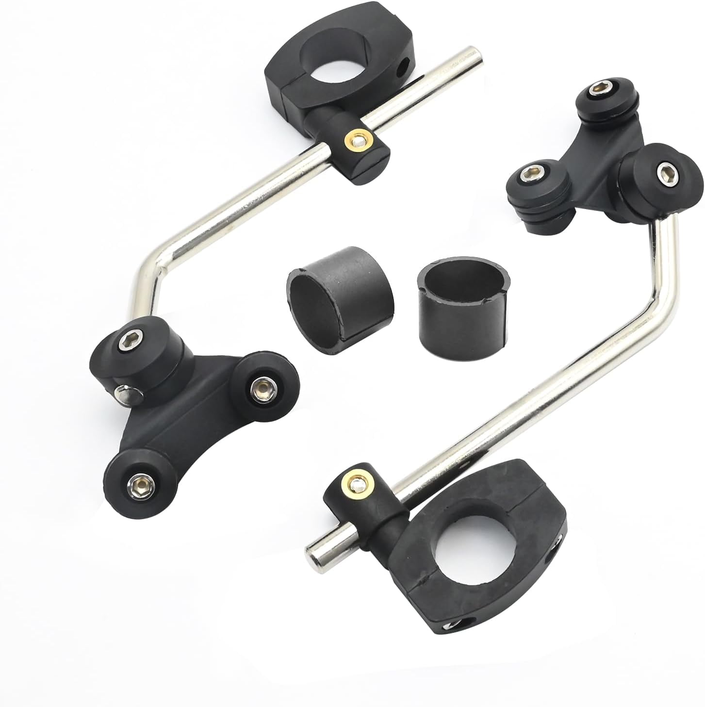 Dayesque 1 Pair Universal Motorcycle Windscreen Mount Set Windshield ...