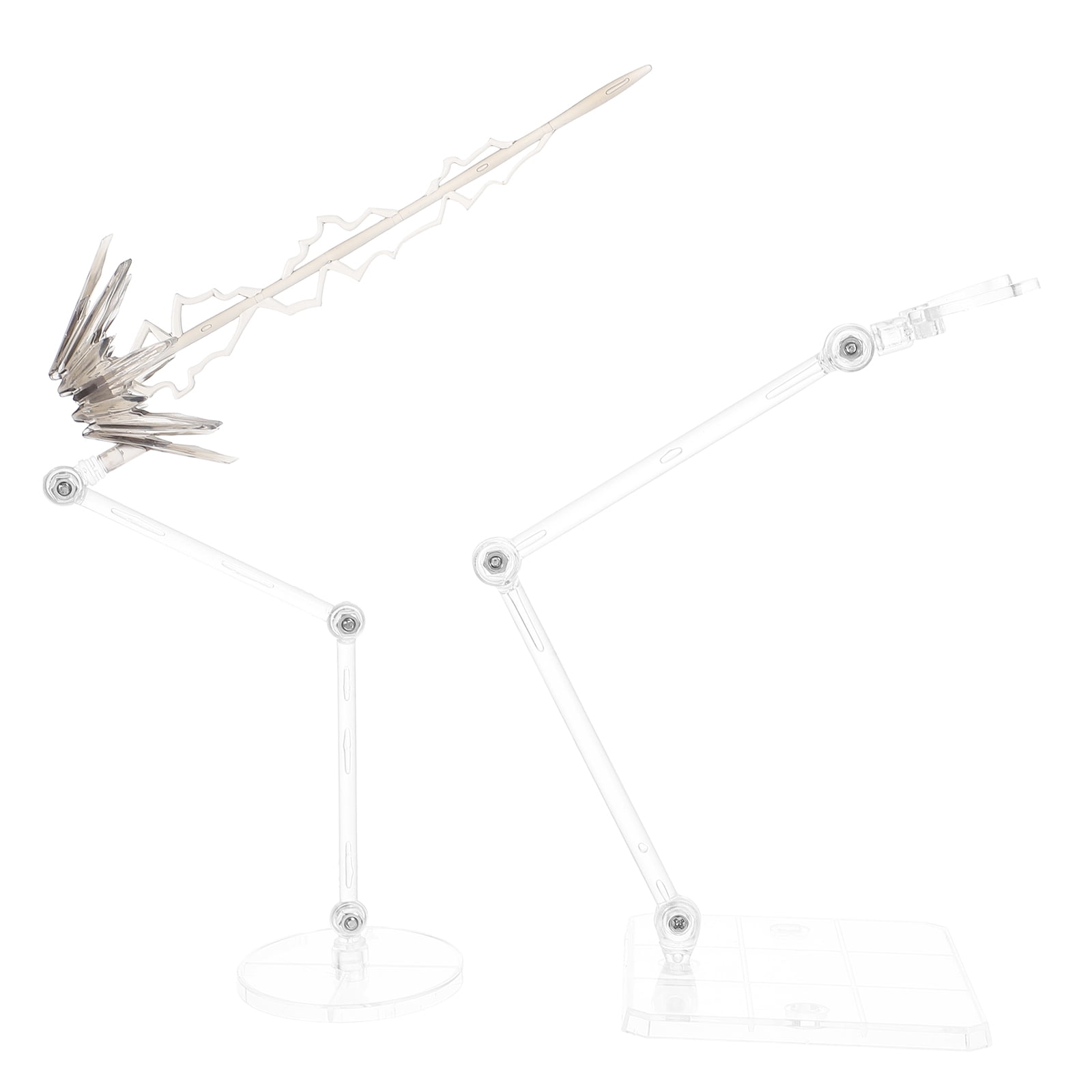 WEUVEB Model Holder Figure Display Stand Black Plastic Collectors ...