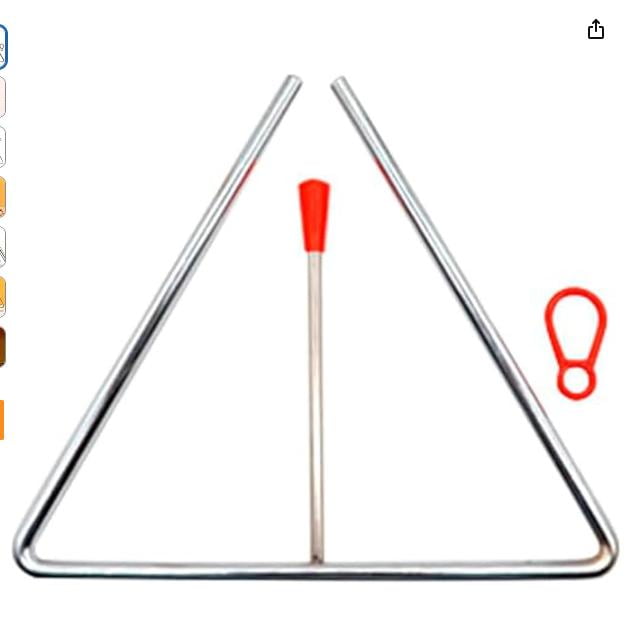Dayesque 1 Set Early Education Musical Triangle Hand Percussion ...