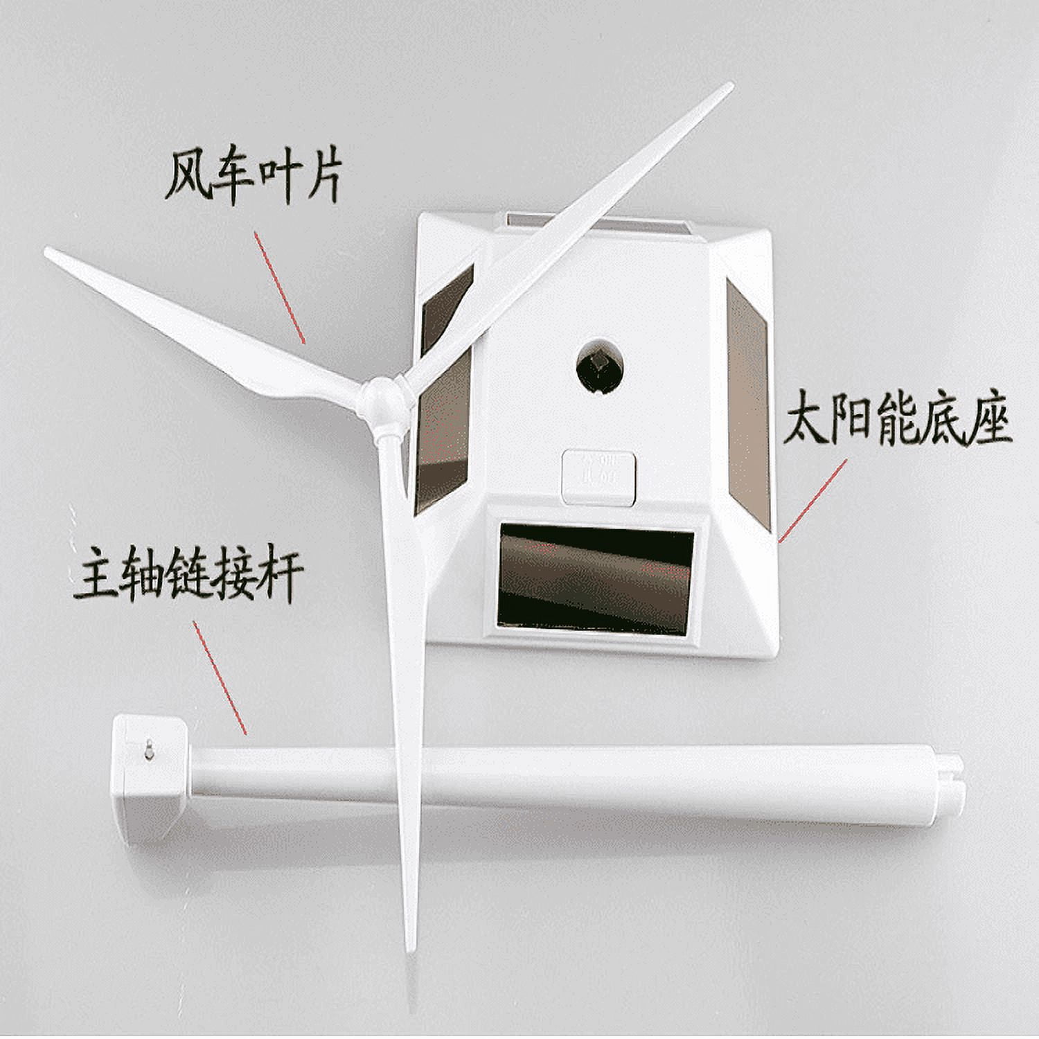 Dayesque 1 Set Of Miniature Plastic Windmill Model Solar Powered ...