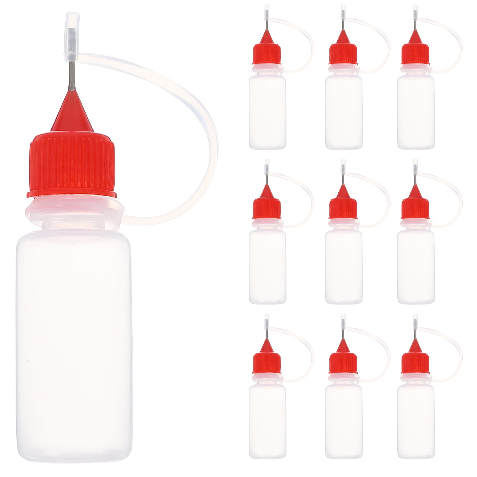 Dayesque 10 Pcs Plastic Squeeze Bottle Needle Tips Dropper Bottles ...
