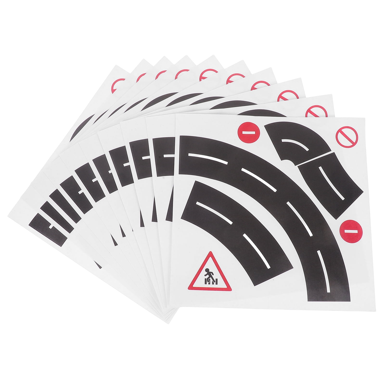 WEUVEB Weuveb Removable Curve Road Stickers Multi Adhesive for Home and ...