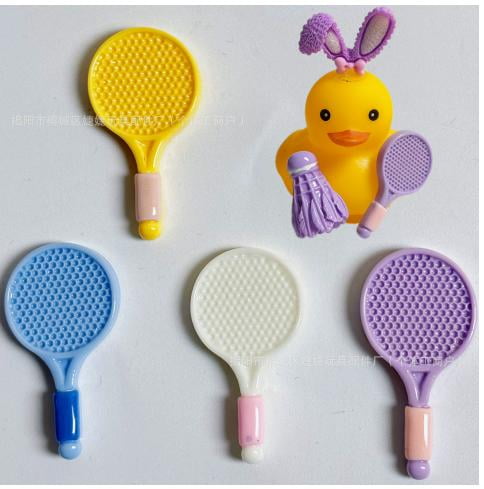 Dayesque 10 Sets Miniature Badminton Rackets And Shuttlecocks Realistic ...