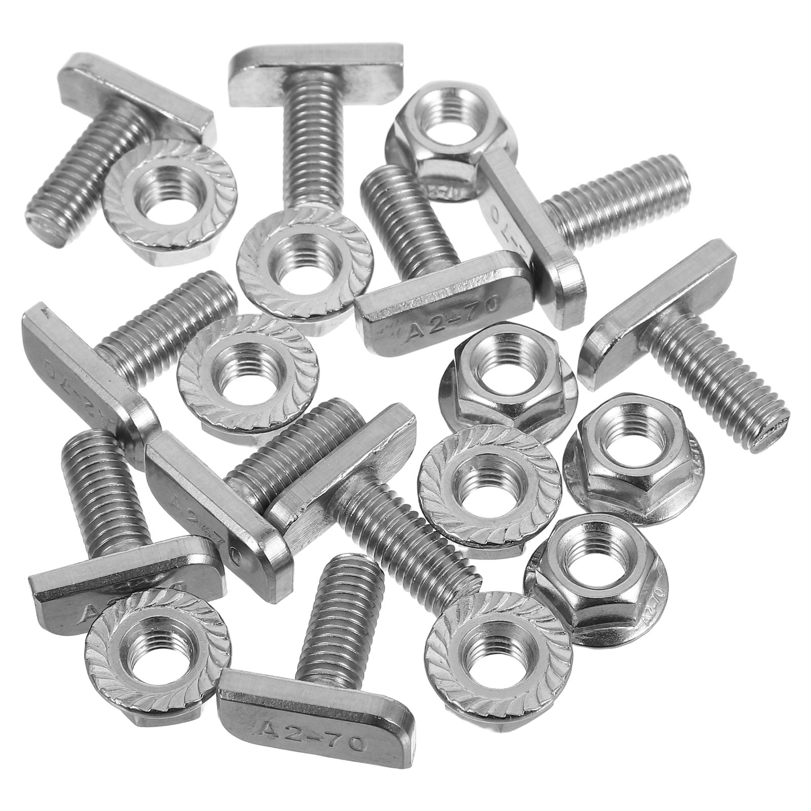 Dayesque 10 Sets Replacement Sliding T-Bolt Screw Thread Stainless ...