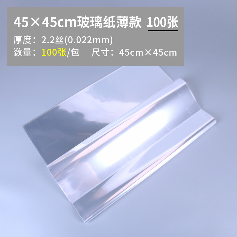 Dayesque 100pcs Transparent Waterproof Cellophane Wrapping Paper for ...