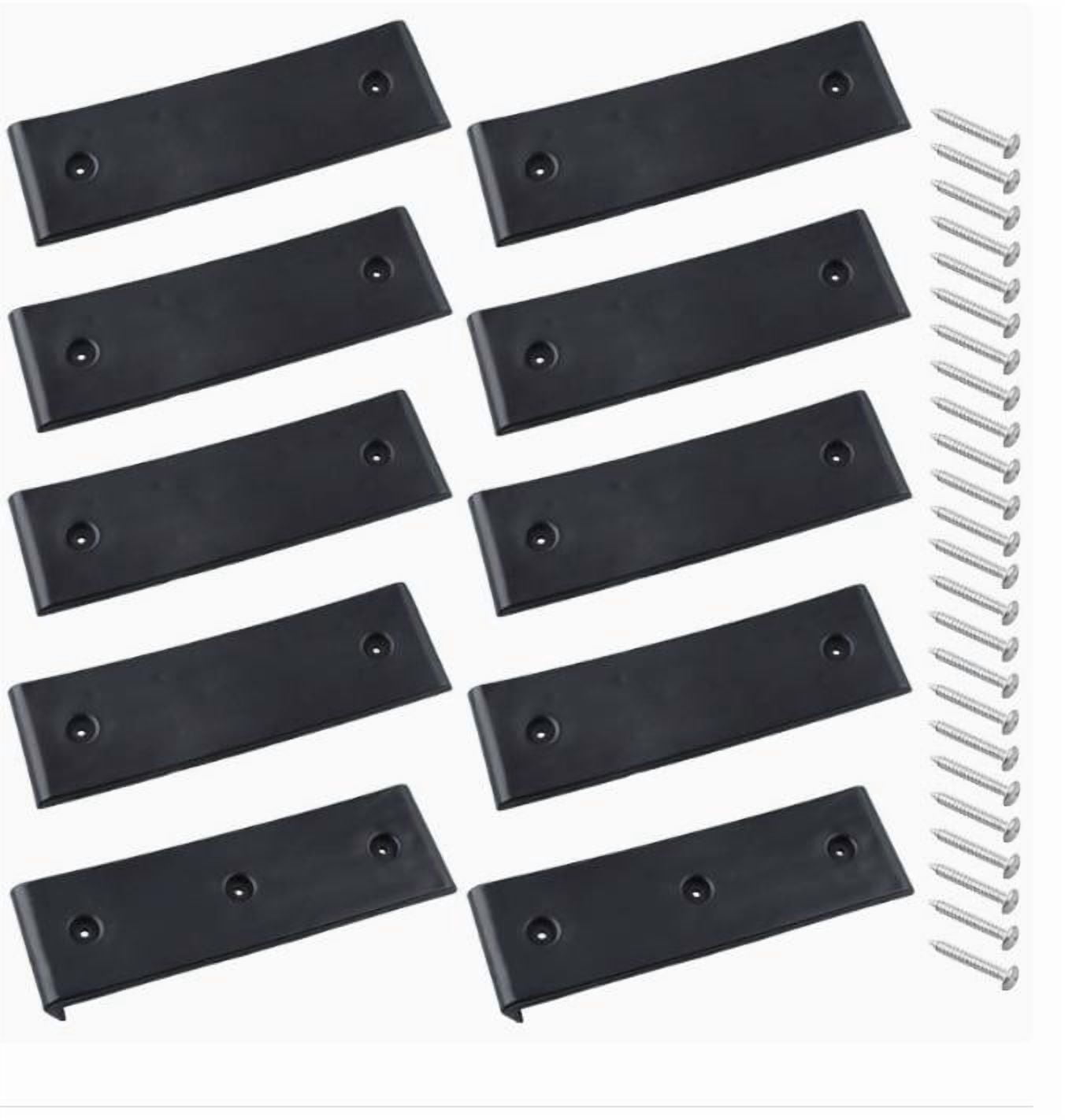 WEUVEB 10Pcs Black Boat Trailer Bunk Slides Double Layer Design for ...