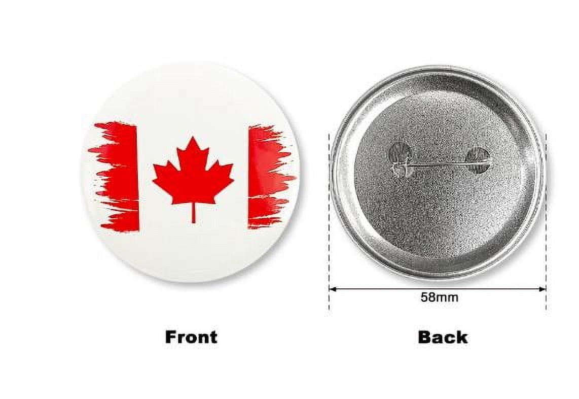 Dayesque 10pcs Canada Flag Pin Canada Day Maple Leaf Canadian Lapel Pin Badge Travel Souvenir ...