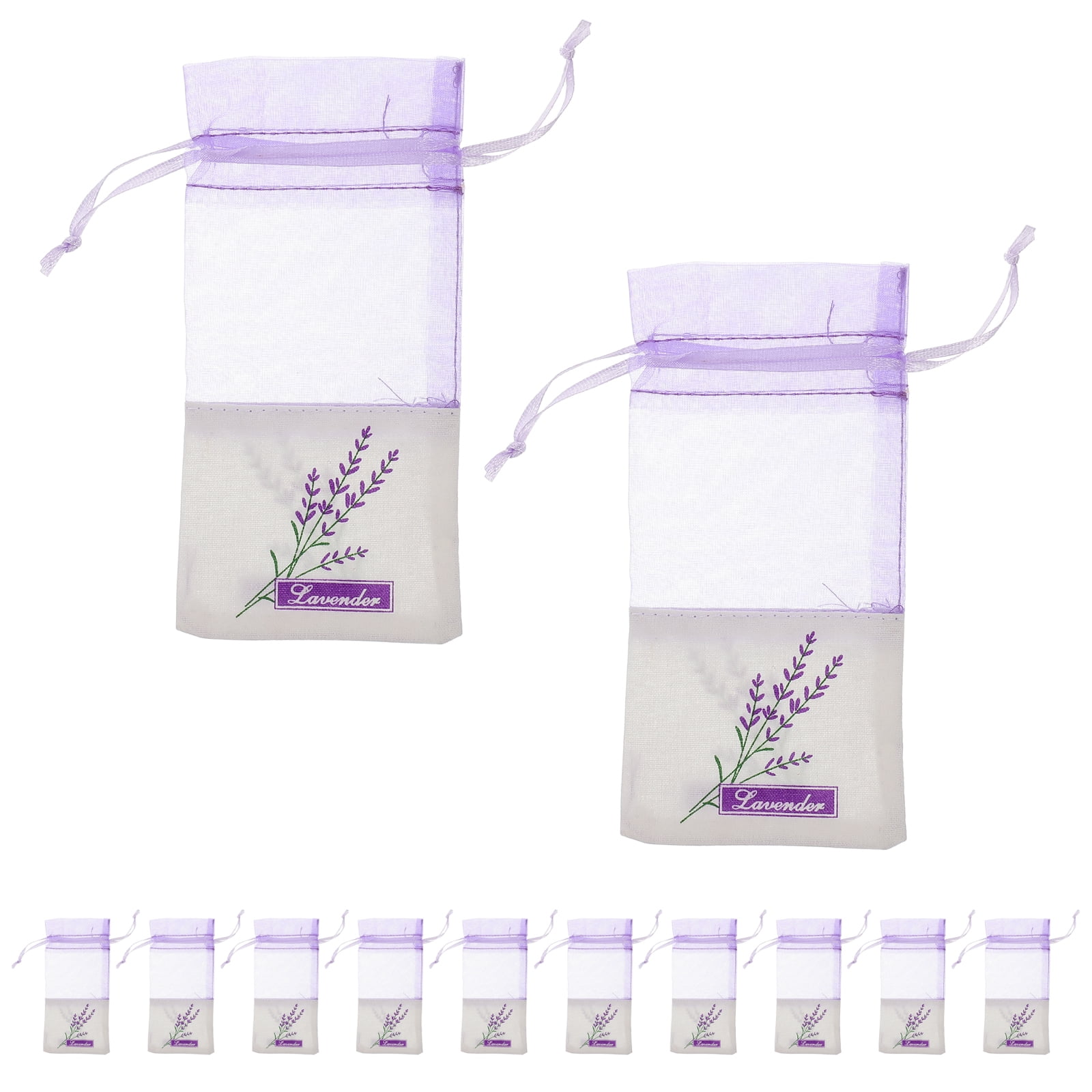 WEUVEB Violet Cotton Lavender Sachet Bags for Home Fragrance and ...