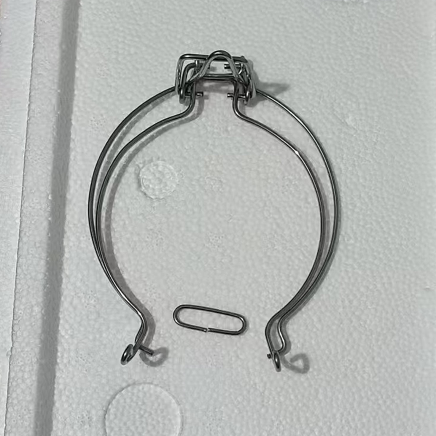 Dayesque 10pcs Glass Canister Collars Stainless Steel Locking Wire ...