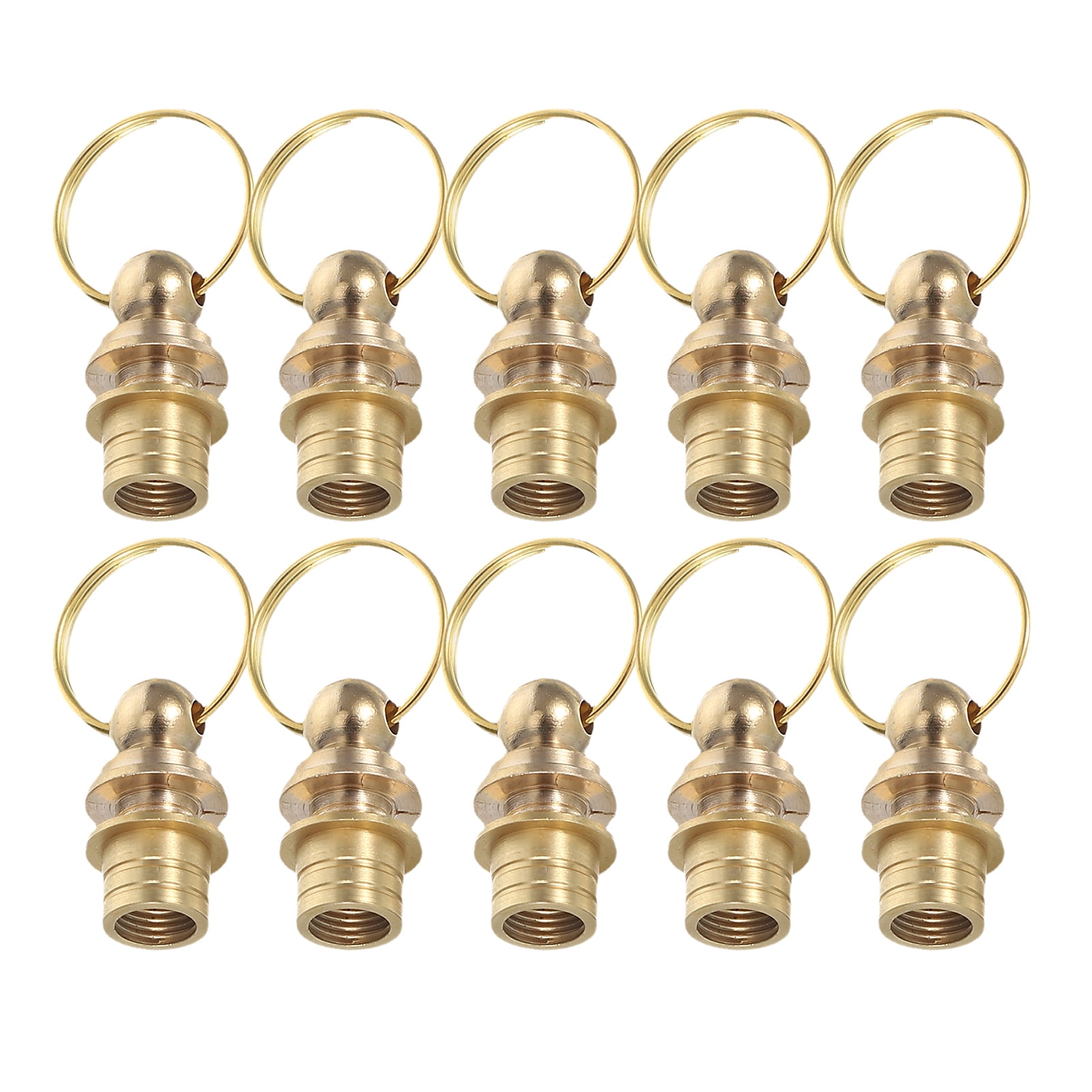Dayesque 10pcs Gourd Barrel Screw Clasps Twist Necklace Screw Clasps ...