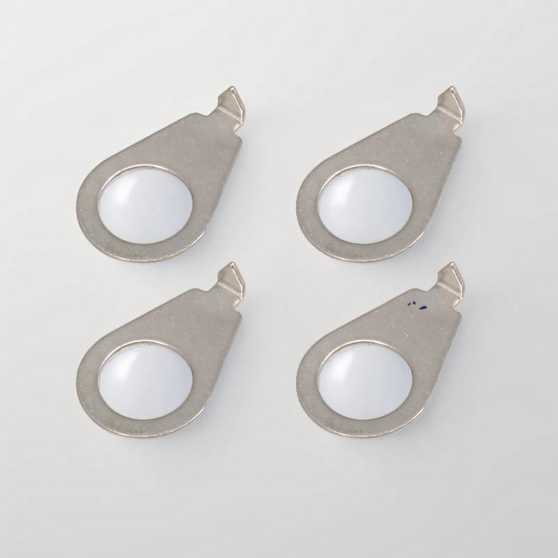 Dayesque 10pcs Guitar Knob Position Markers Metal Tone Indicator Plate ...