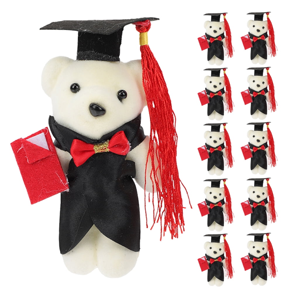 WEUVEB High School Graduation Bear Graduation Bear Toy Plastic 12pcs ...