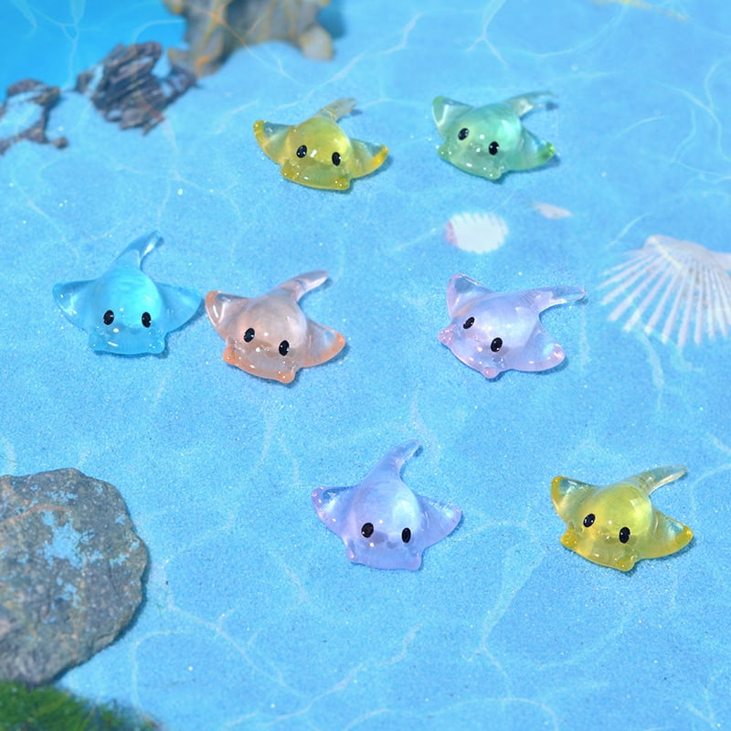 Dayesque 180pcs Tiny Fish Figurine Mini Resin Fish Statue Dollhouse ...