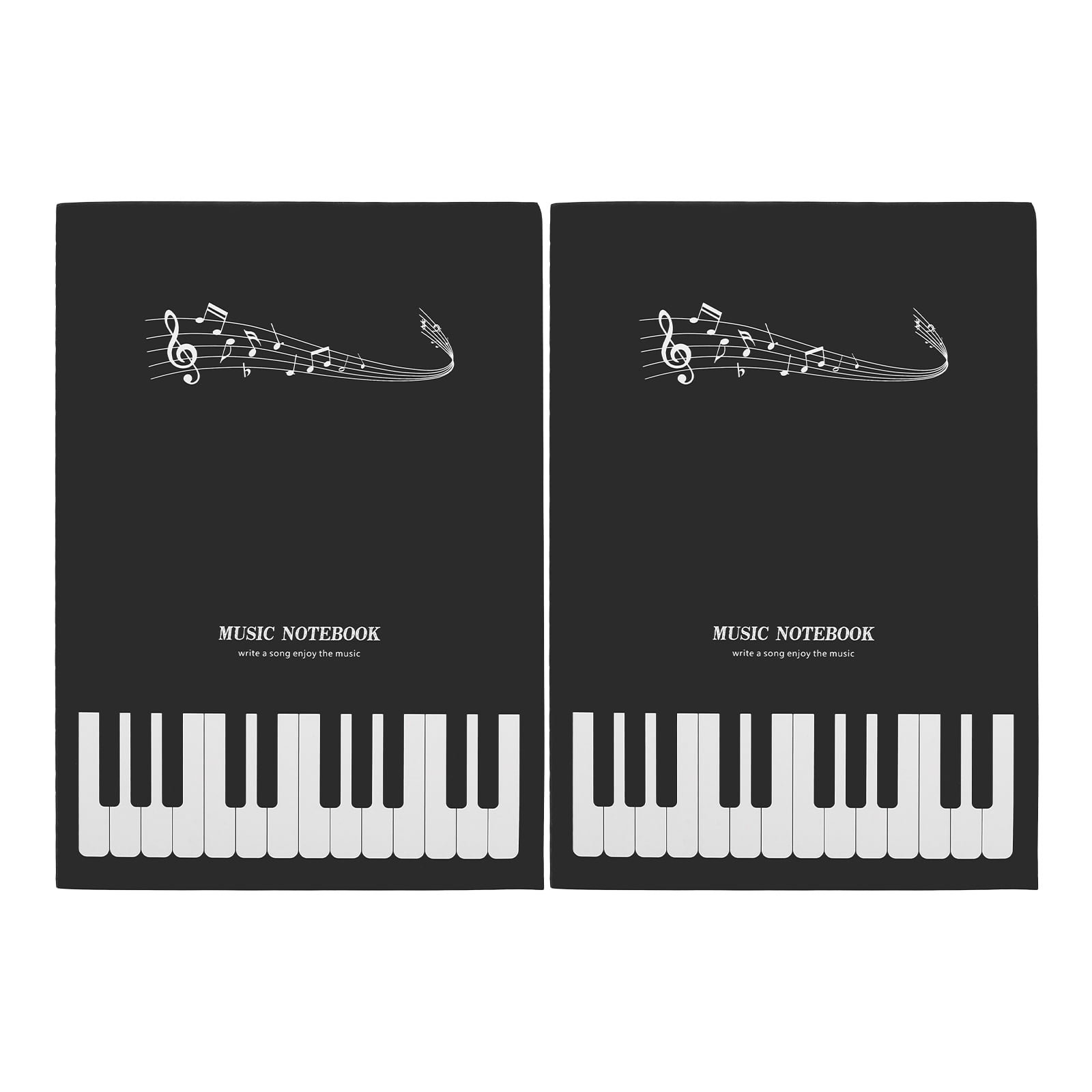 Dayesque 2 Books Music Manuscript Notebook Five-Lines Music Book Guitar ...