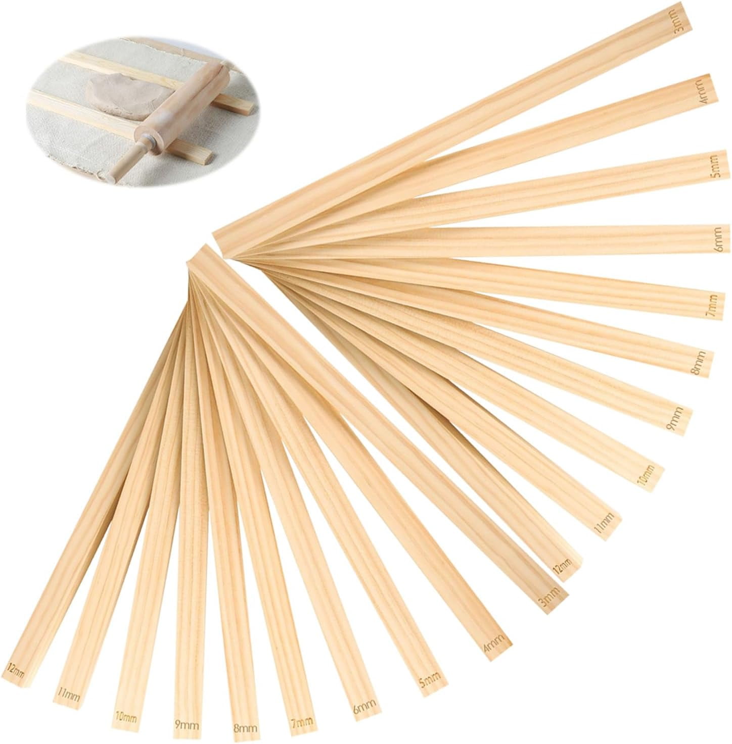 Dayesque 20 Pcs Polymer Clay Depth Guide Pottery Tools Pottery Guide ...