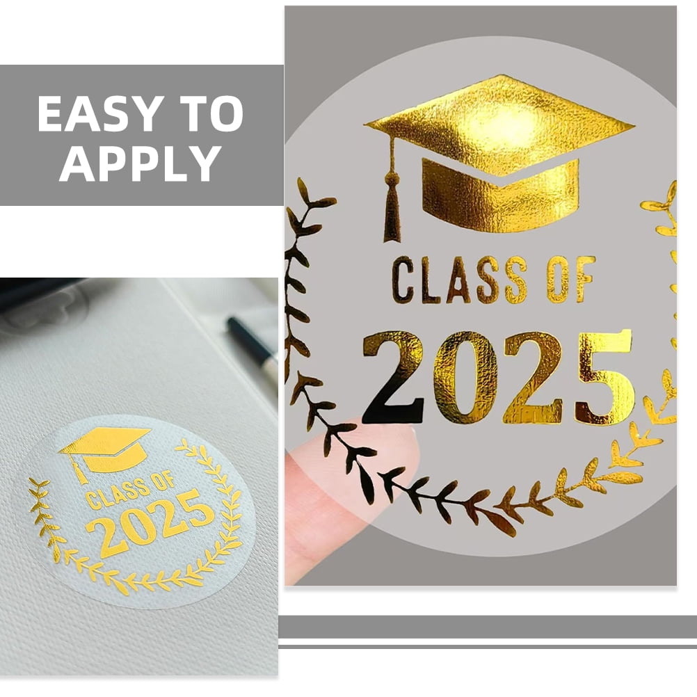 Dayesque 20 Sheets Graduation Decoration Label Sticker Grad Face ...