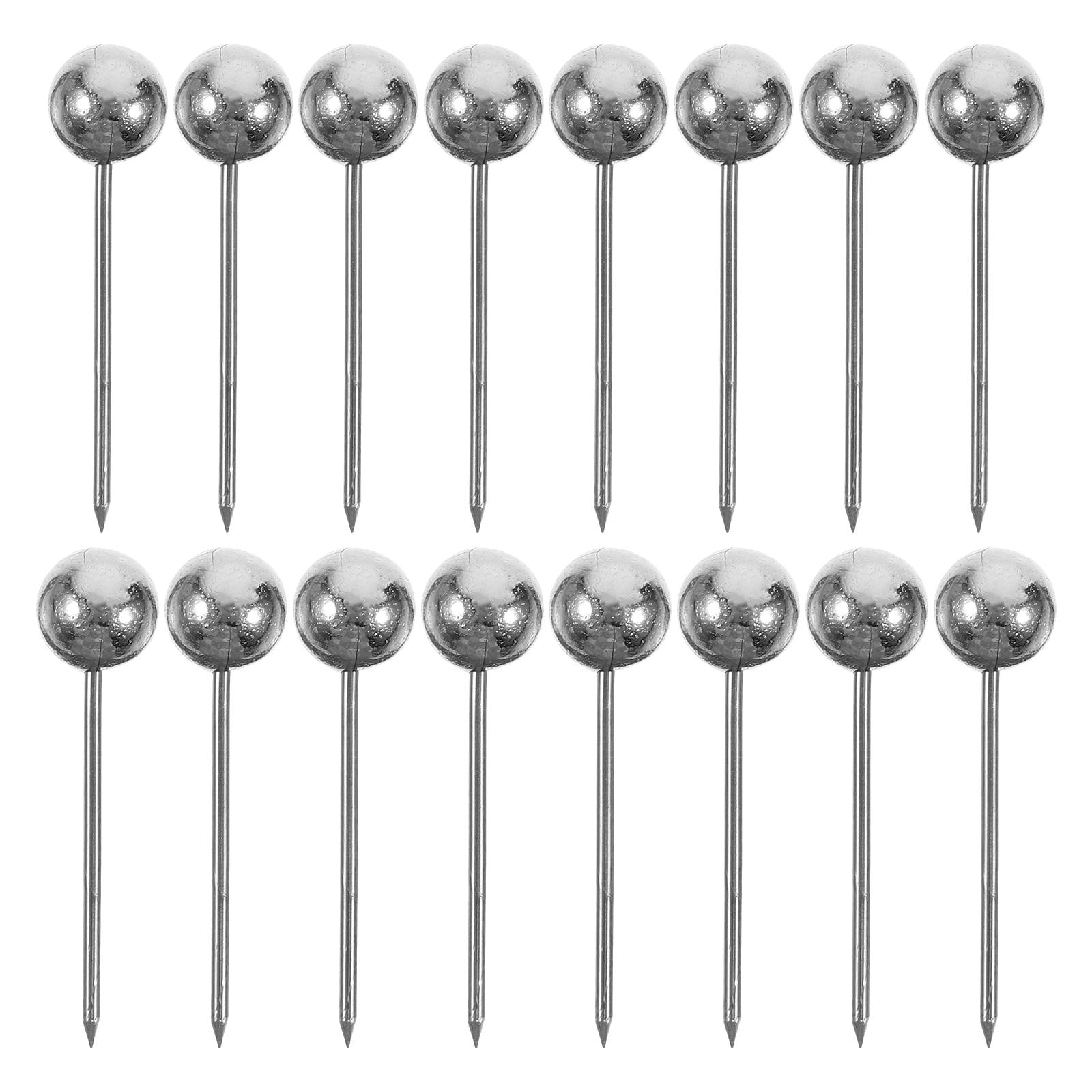 Dayesque 200pcs Small Round Head Push Pins Plastic Ball Push Pins for ...