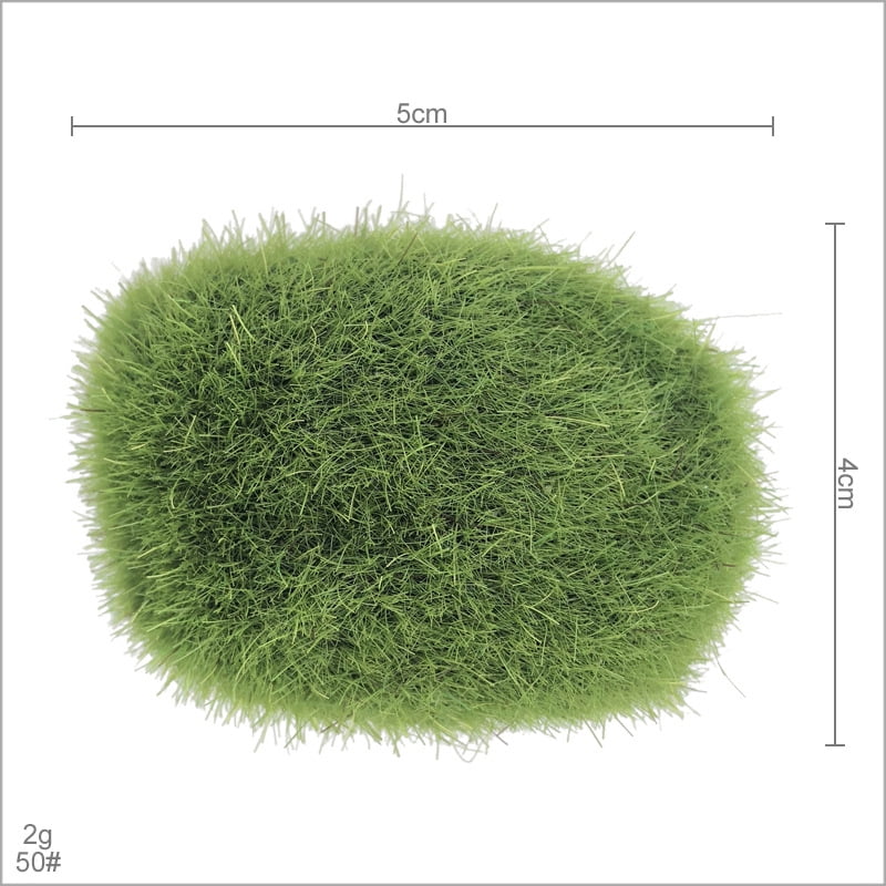 Dayesque 20pcs Artificial Moss Rocks Decorative Moss Stones Fake Model ...