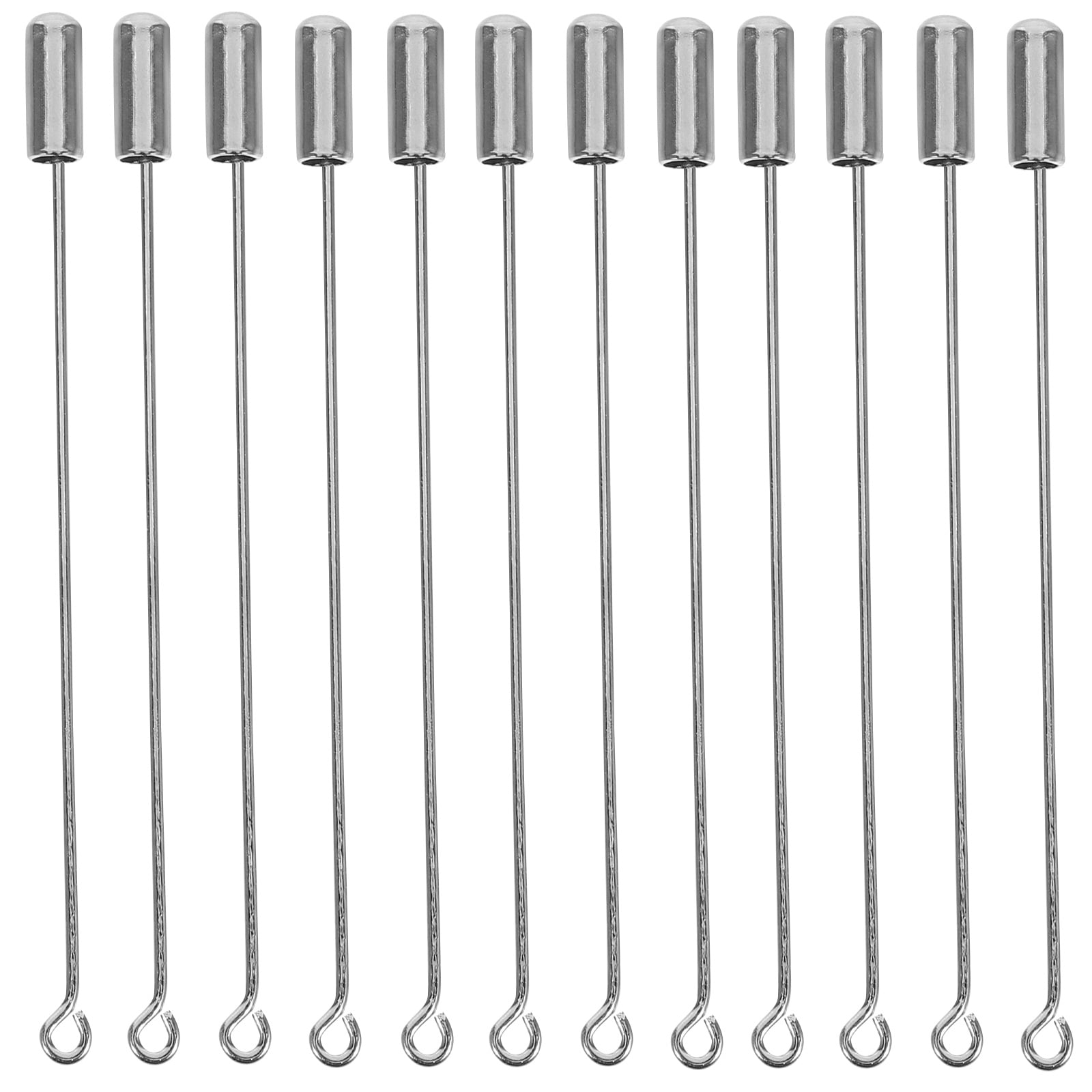 Dayesque 20pcs Metal Stick Brooch Pin Safety Pins Pin Sweater Safety ...