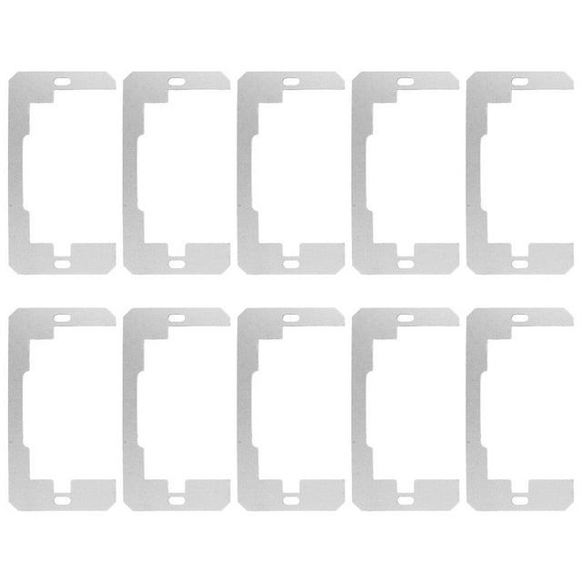 Dayesque 20pcs Receptacle Spacers Galvanized Steel Wall Plate Spacer ...