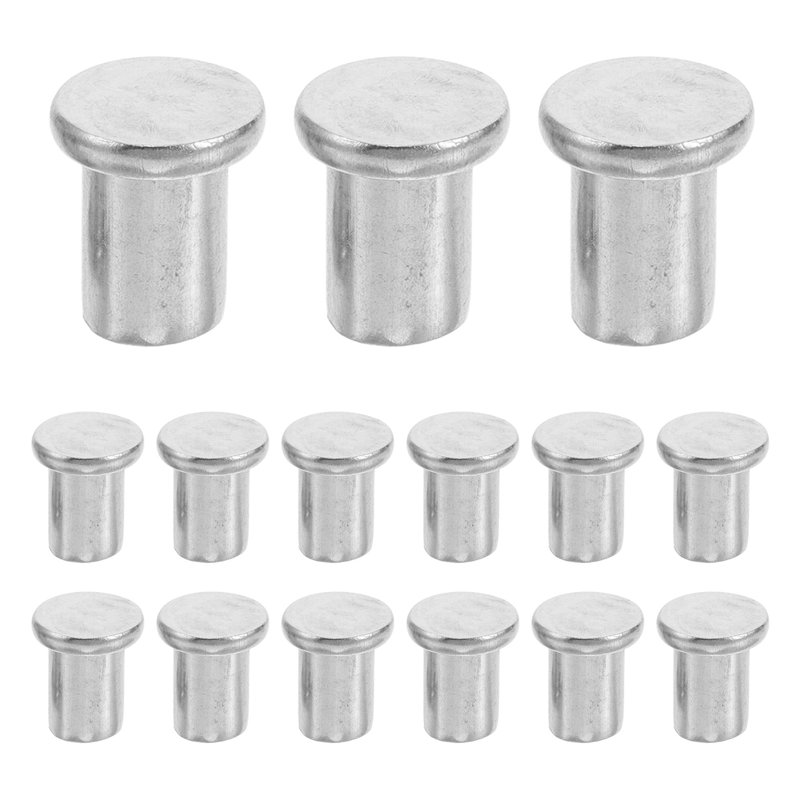 Dayesque 20pcs Stainless Steel Flat Head Rivets For Diy Crafts Sturdy ...