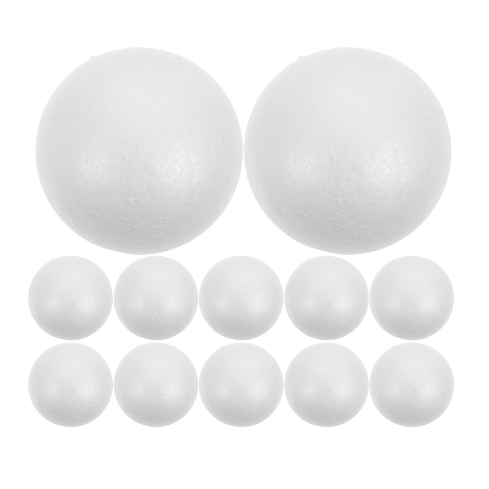 Dayesque 20pcs White Half Ball Floral Foam Blocks Half Round Foam Balls ...