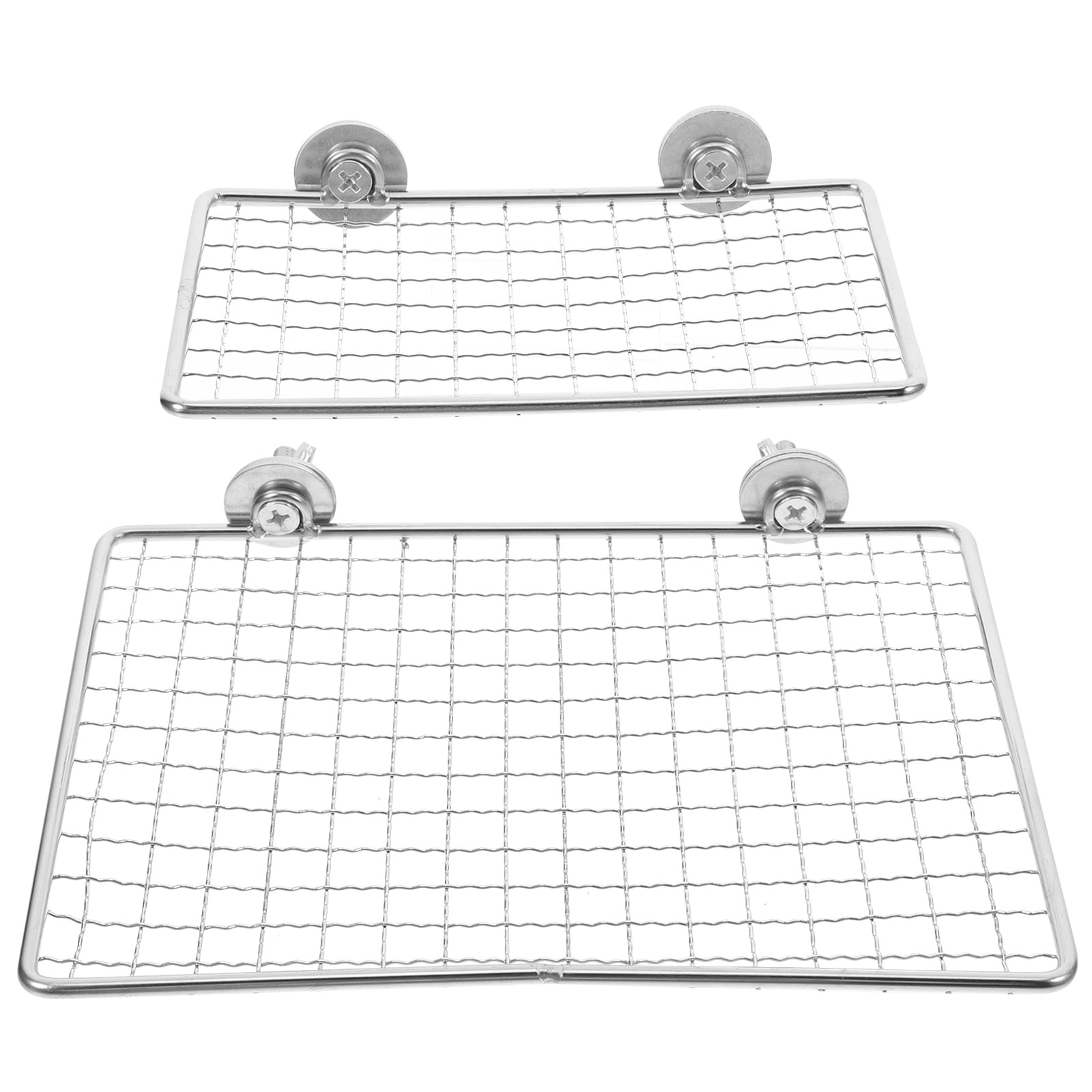 Dayesque 2pcs Bird Perch Platforms for Parrots Stainless Steel Resting ...