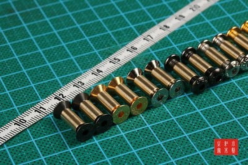 Dayesque 2pcs Brass Diy Knife Handle Rivets - Heavy-Duty Repair ...