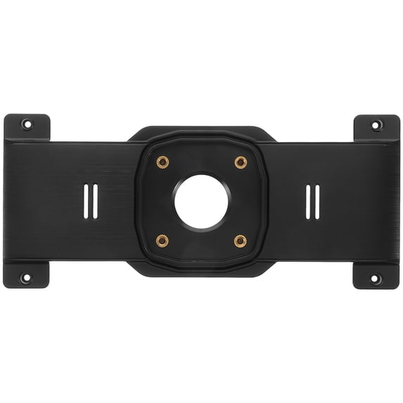 WEUVEB 2Pcs Stable Rearview Mirror Mount Plate Black Plastic Holder for ...