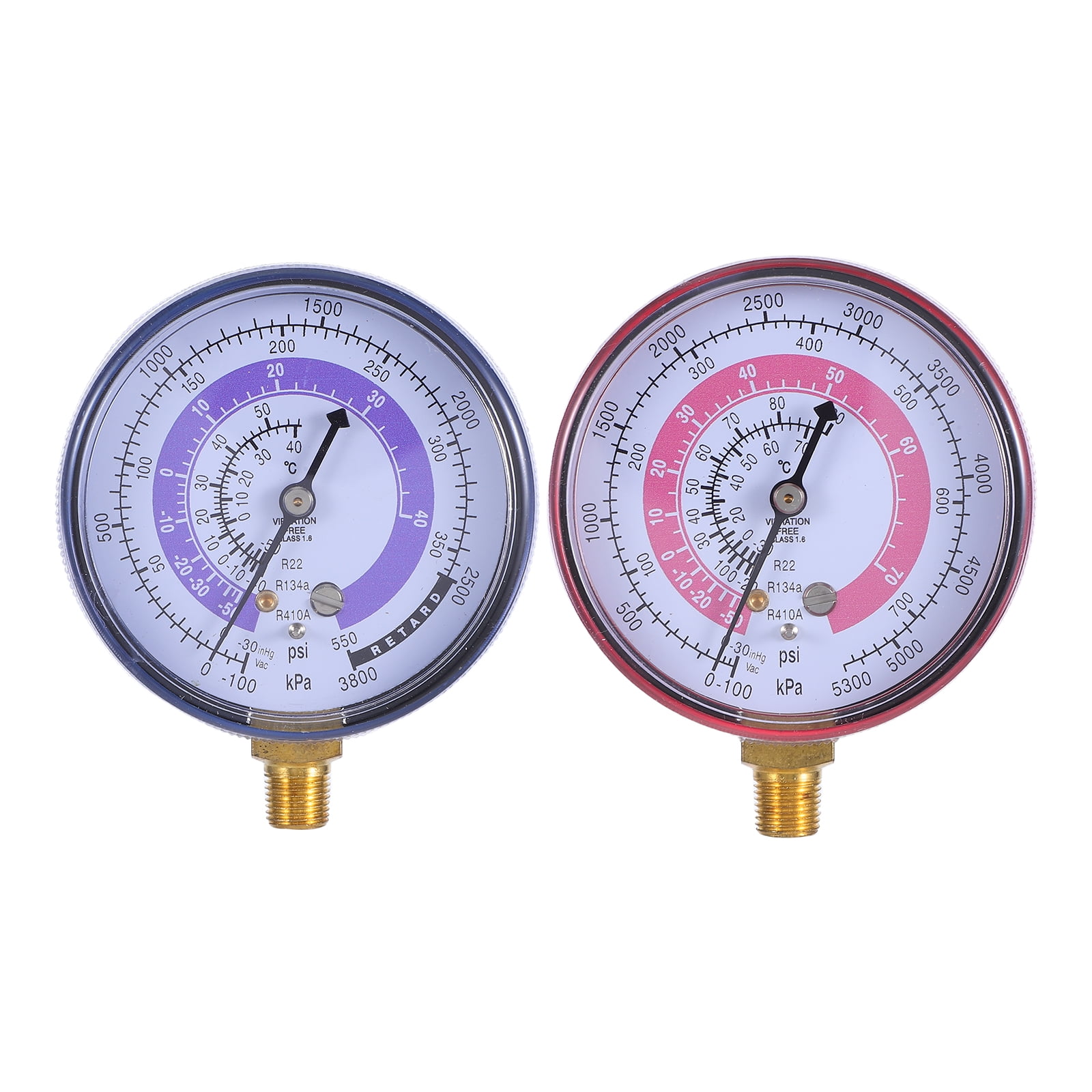 Dayesque 2pcs Conditioner Manifold Set Low High Pressure Gauge ...